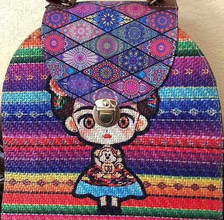 Frida Kahlo backpack – Yesi & Juli’s Tiendita